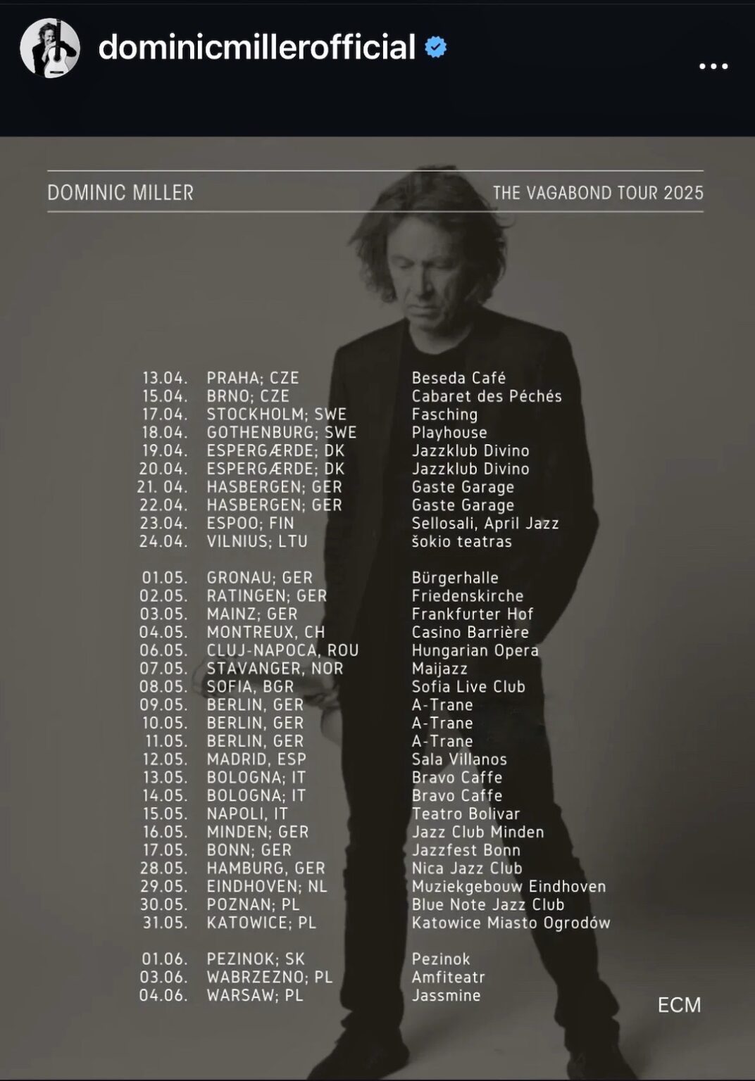 Dominic Miller_Fan Page Japan | Welcome to The Dominic's Universe